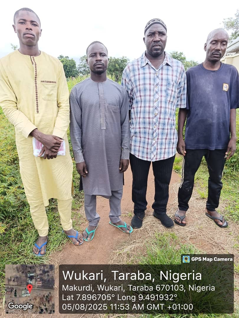 Gallant Nigerian Soldiers Rescue Seven Kidnapped Victims In Taraba (Photos)